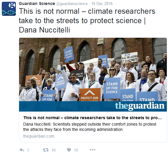 AGU Fall Meeting – Posters and Protests – The Social Metwork